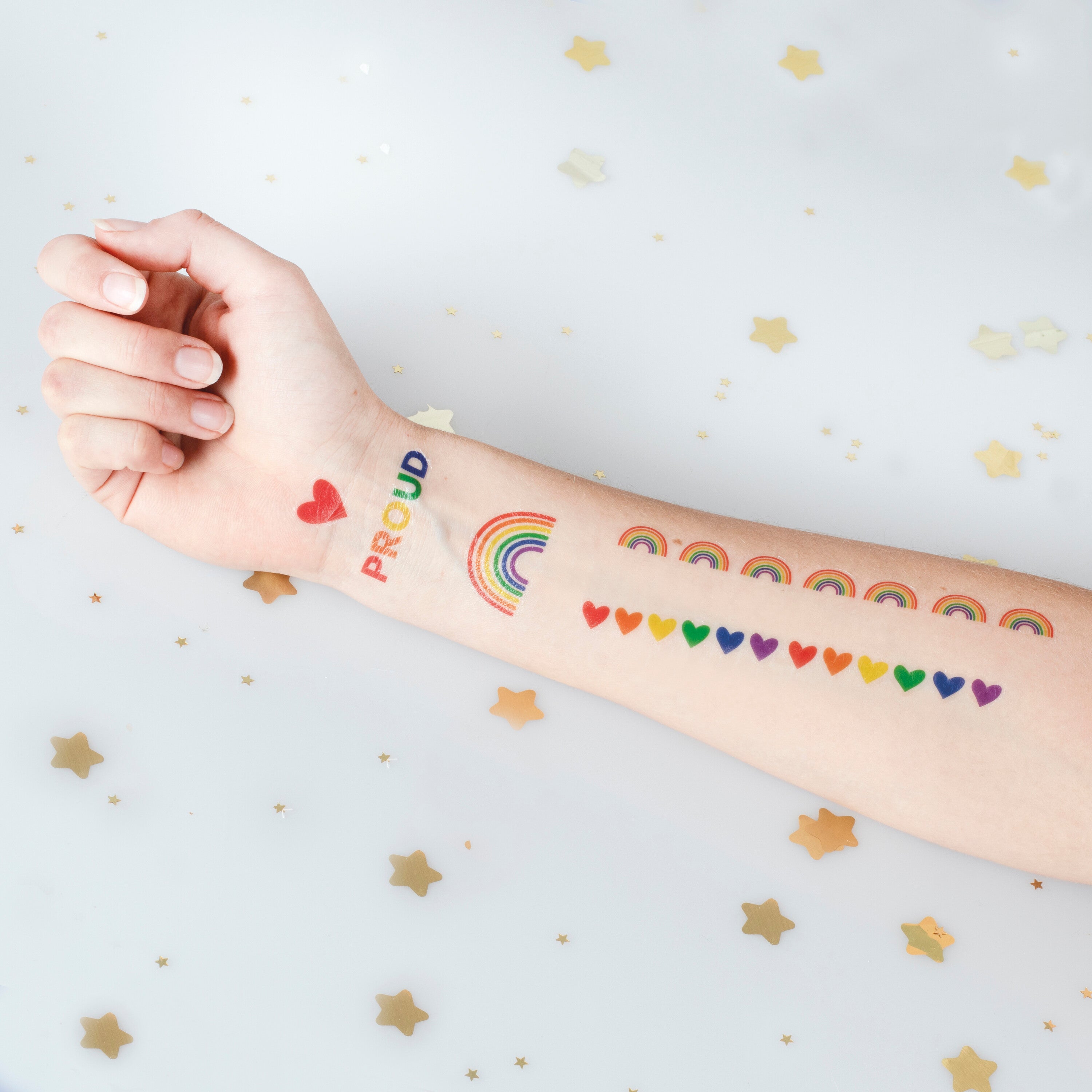 Rainbow Temporary Tattoos – Ginger Ray