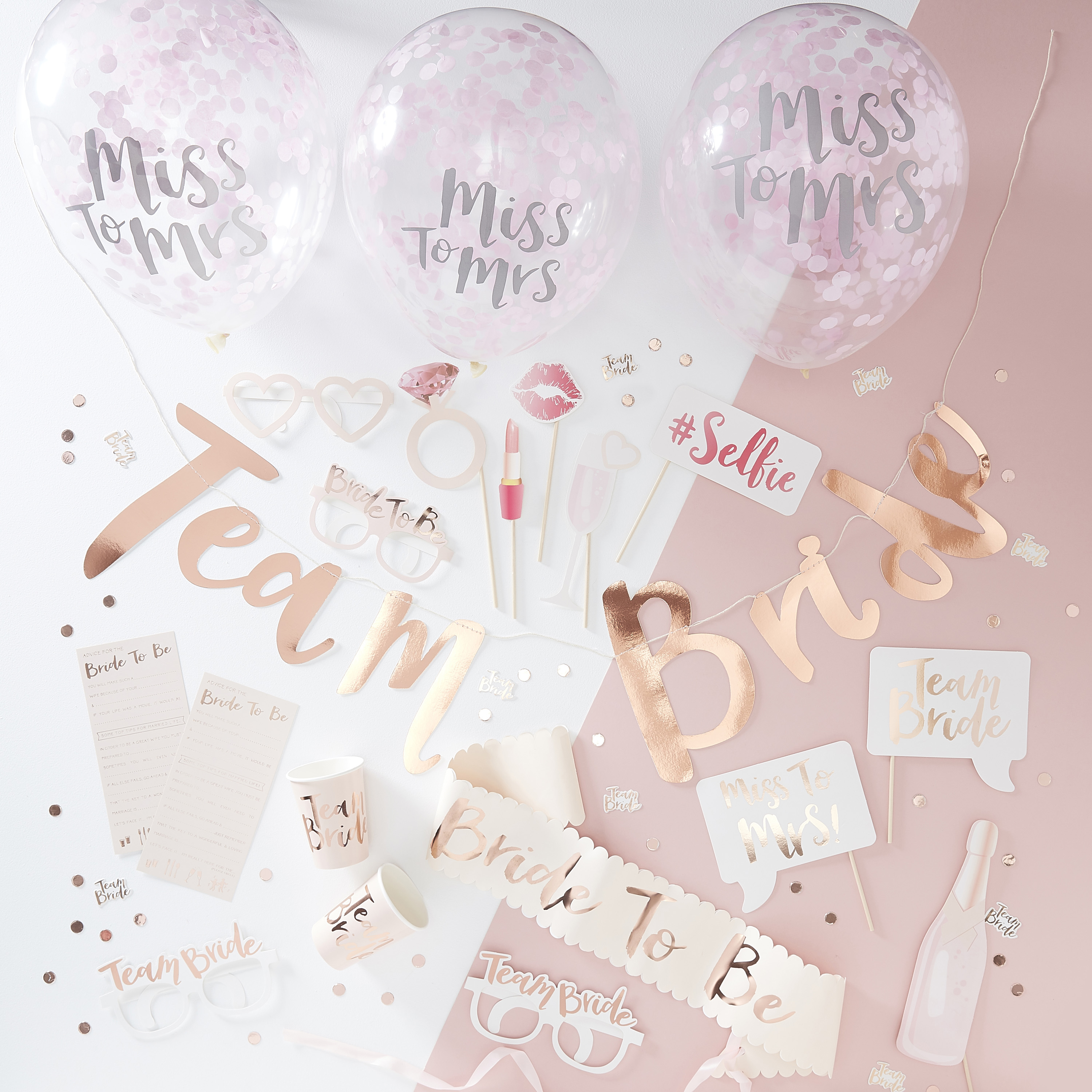 Rose Gold Hen Party In A Box | Ginger Ray