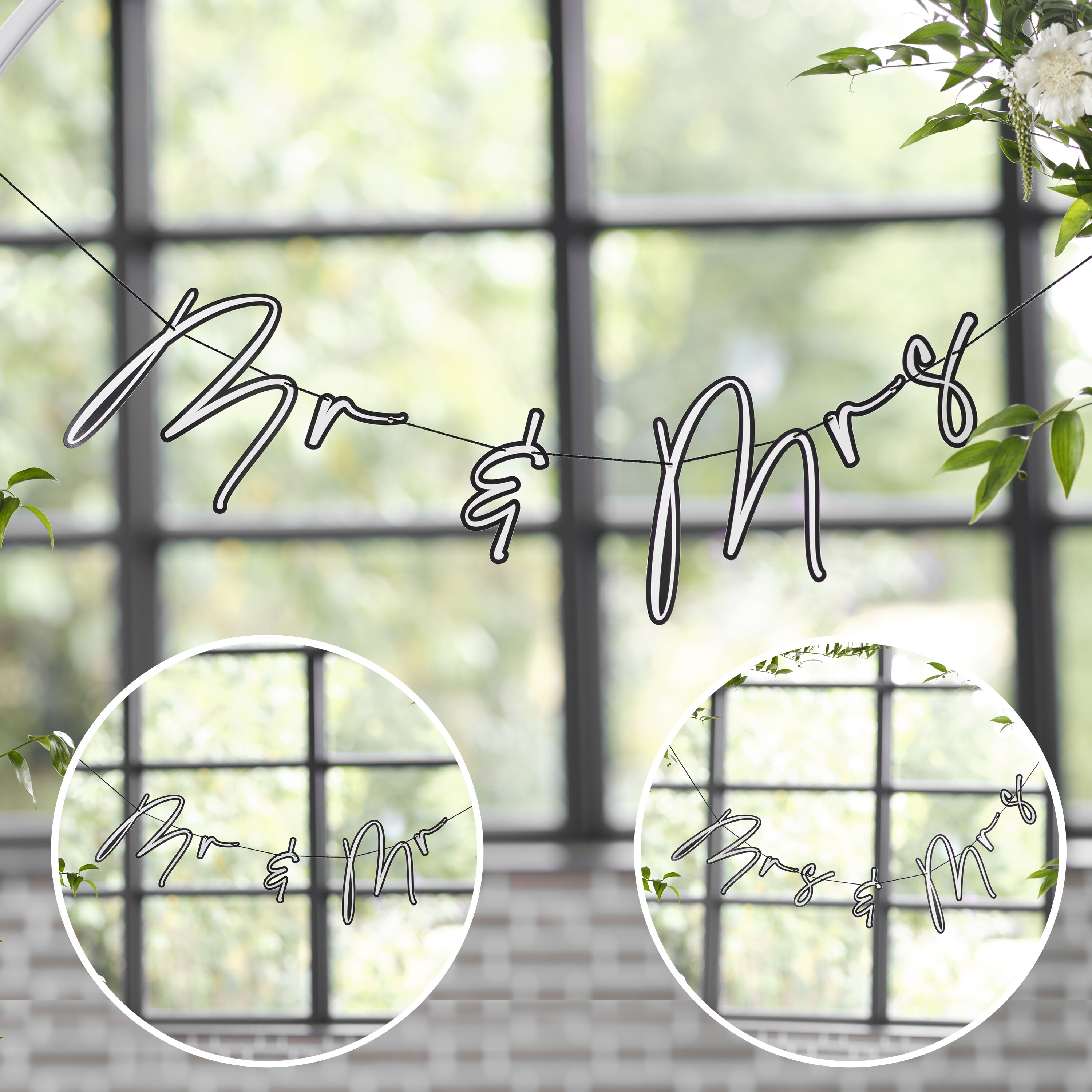 Customisable Mr & Mrs Bunting | Ginger Ray