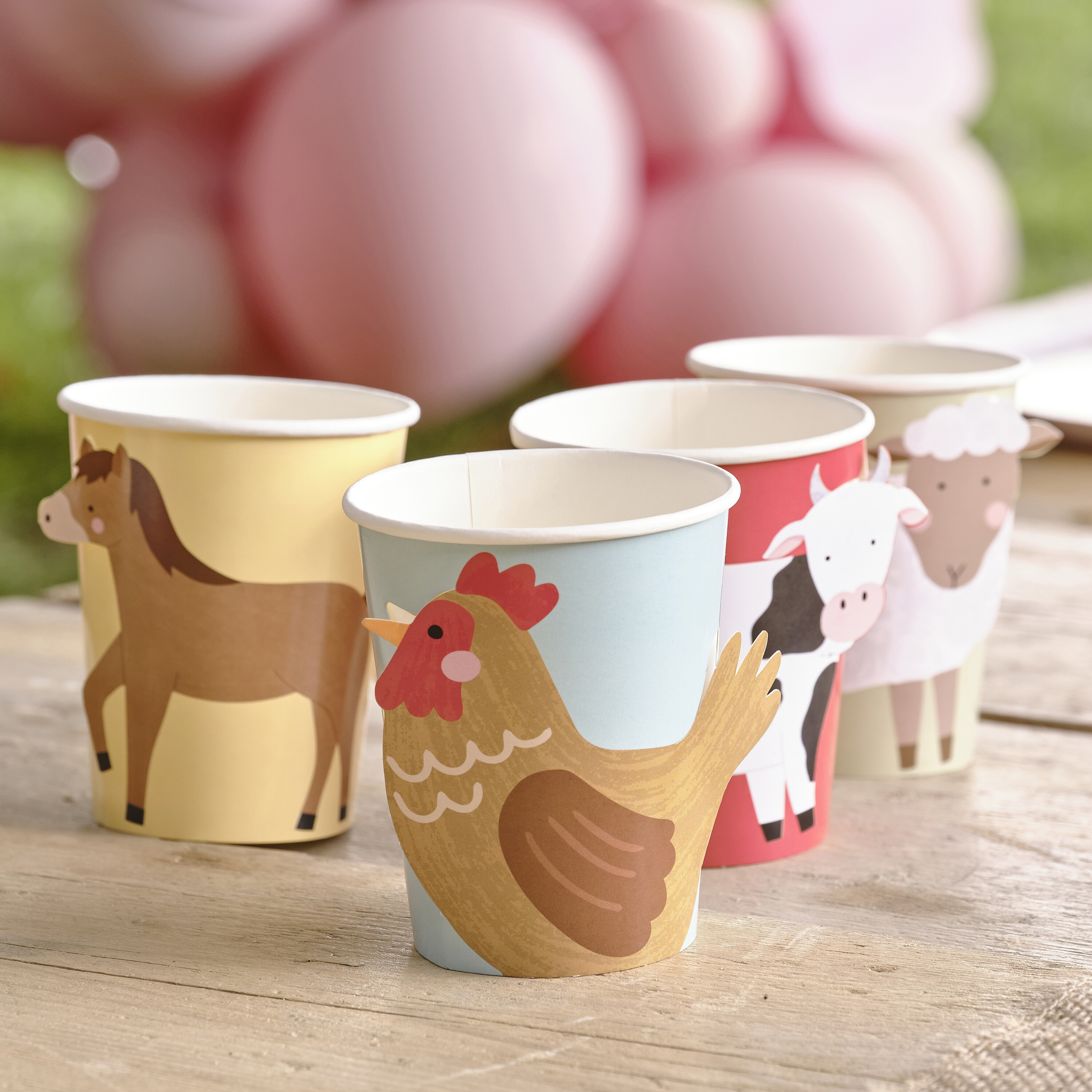 Farm Animals Paper Party Cups | Ginger Ray