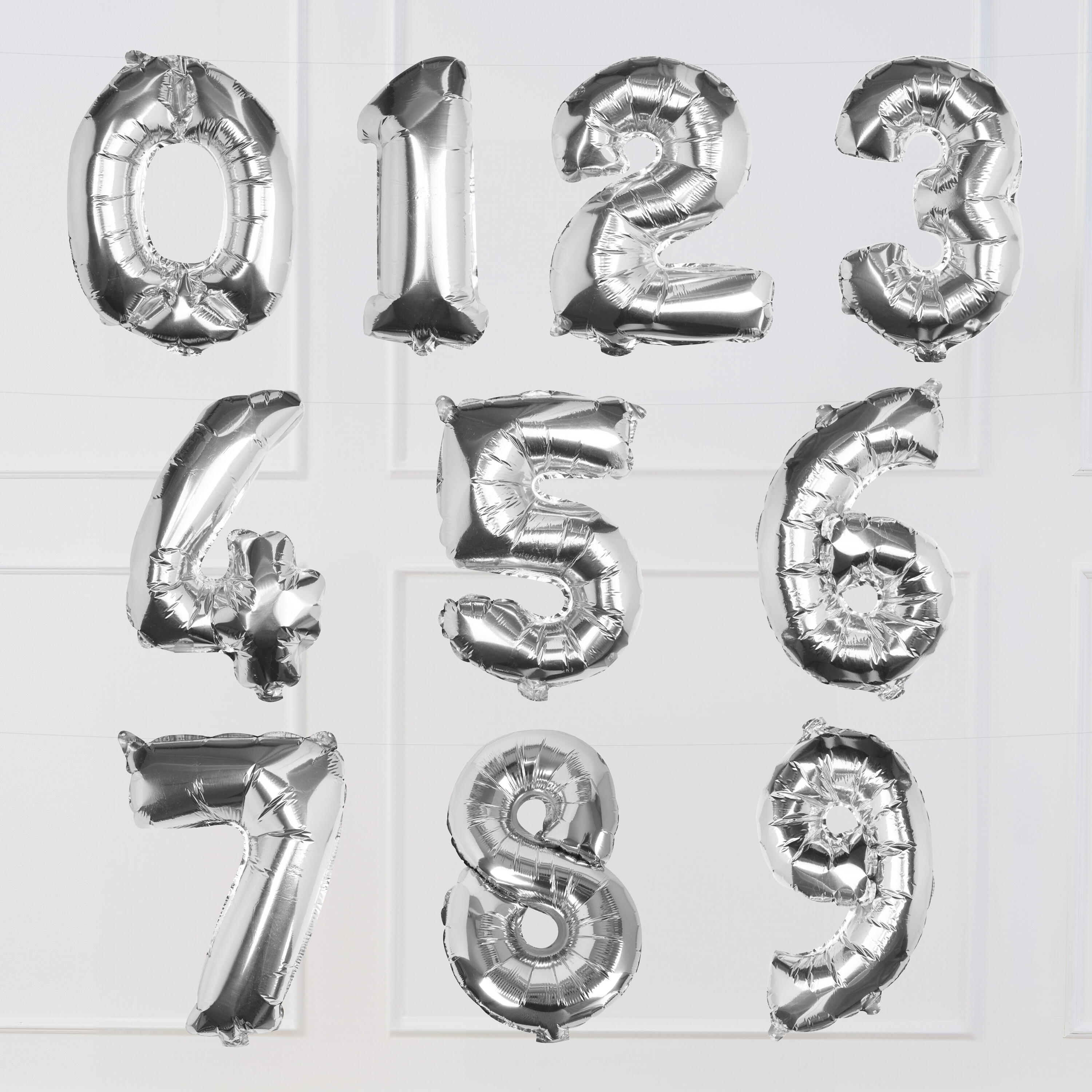 Silver Foil Number Balloon | Ginger Ray