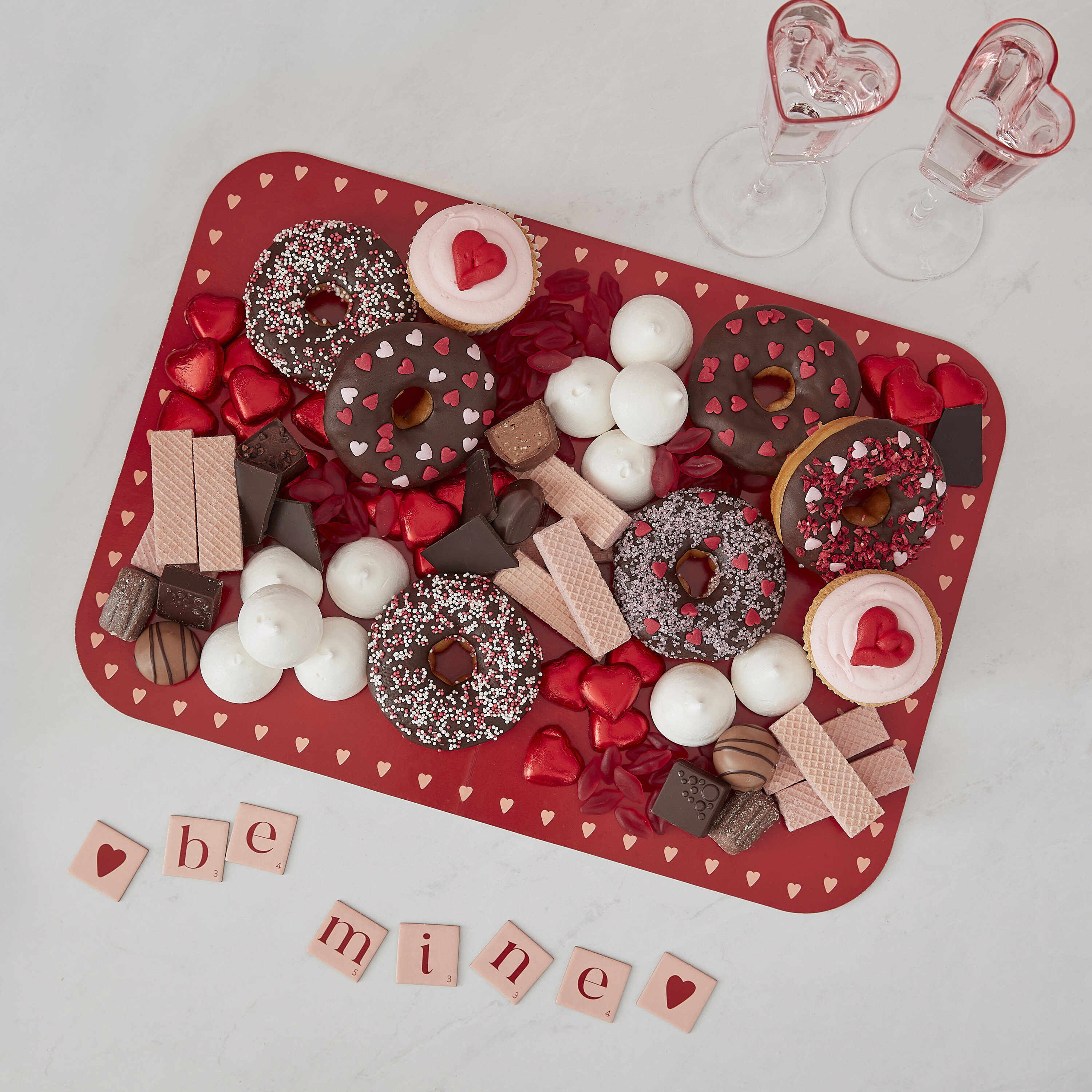 Heart Grazing Board with Letters | Ginger Ray