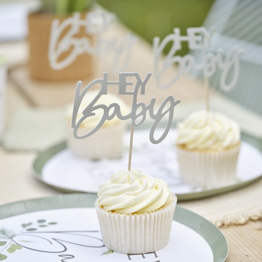 Baby shower cupcake toppers store